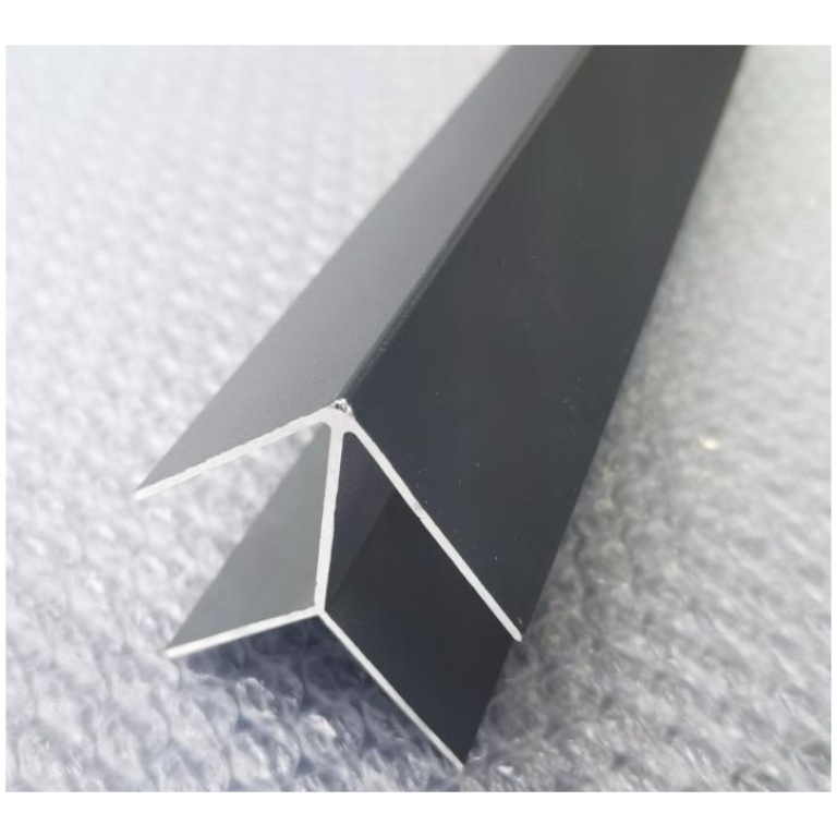 Hoekprofiel Aluminium Teak | Afwerking Composiet Gevelbekleding