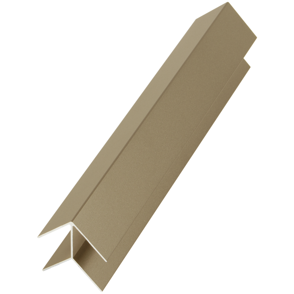 Hoekprofiel Aluminium Eiken – Buitenpaneel